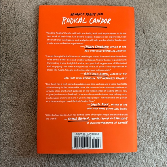 Other | Radical Candor Book By Kim Scott | Poshmark